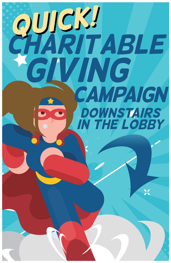 Charitable Giving Campaign Posters – Creighton Design